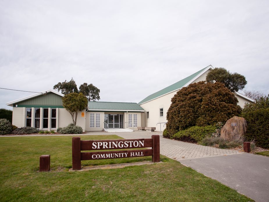 Springston Community Hall - Selwyn District Council